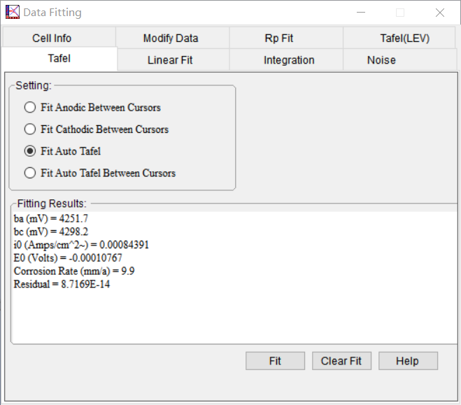 How can I obtain the Tafel plot?-Corrtest Instruments